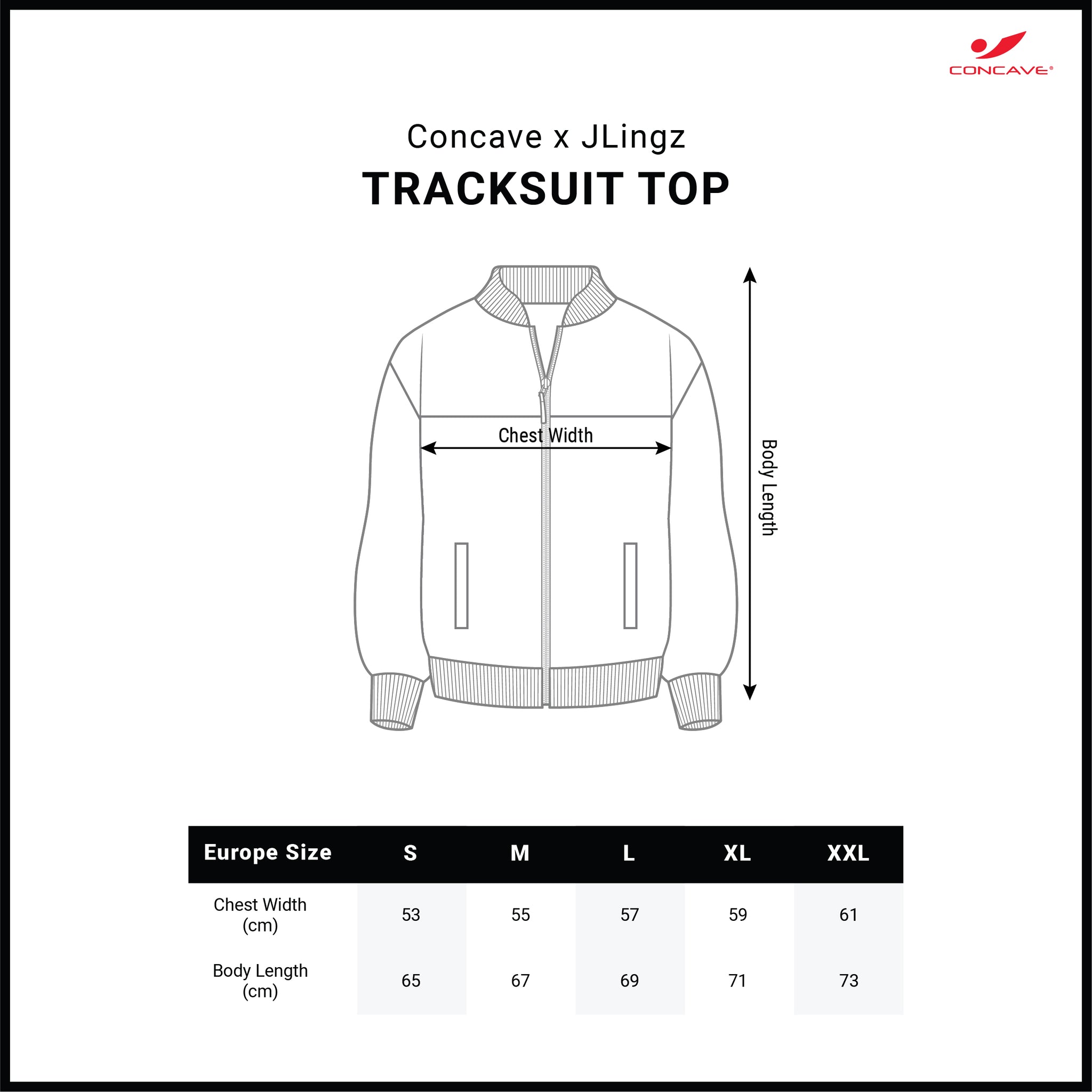 Concave x JLingz Tracktop Full Zip - Black/Pink – Concave Indonesia